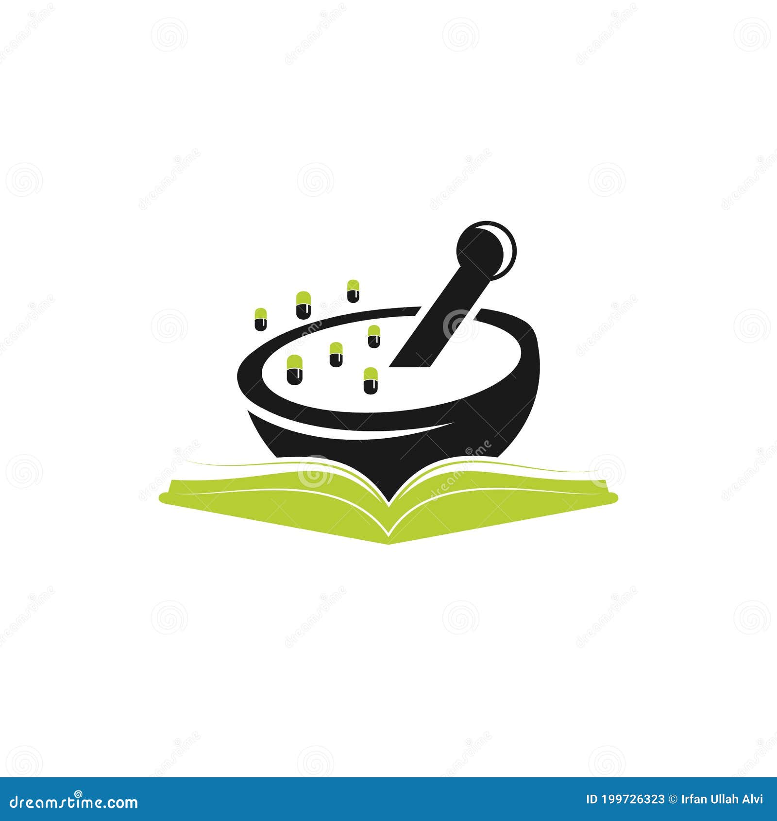 Pharmacy Book Vector Logo Design. Stock Vector - Illustration of health ...