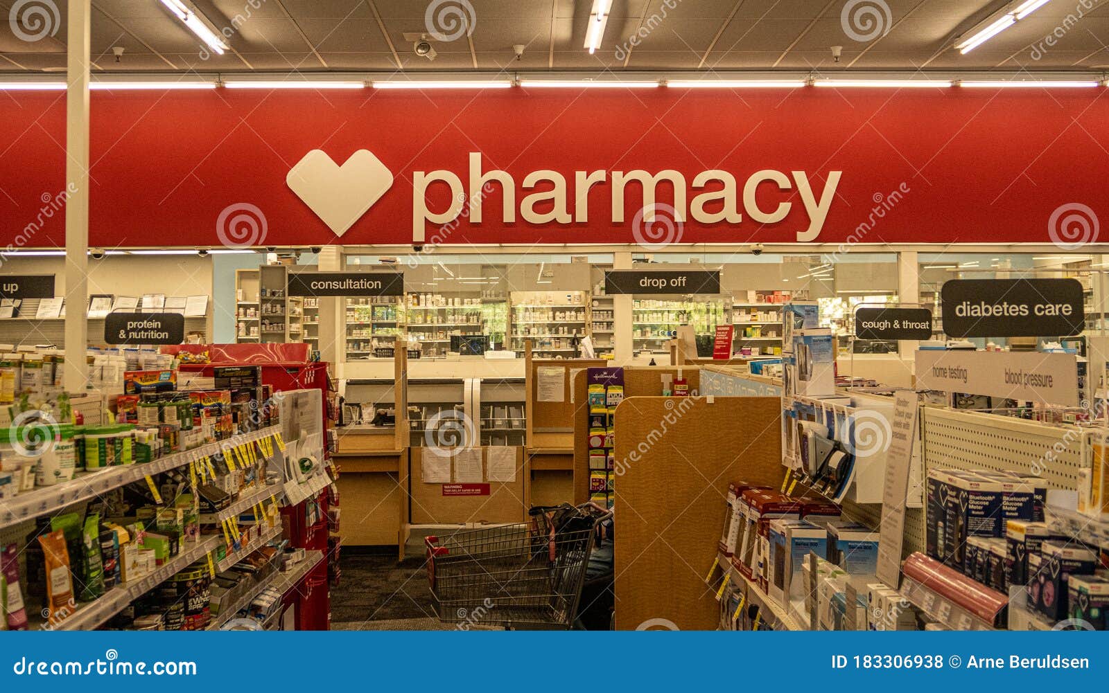 The Pharmacy Counter at a CVS Store Editorial Stock Photo - Image of ...