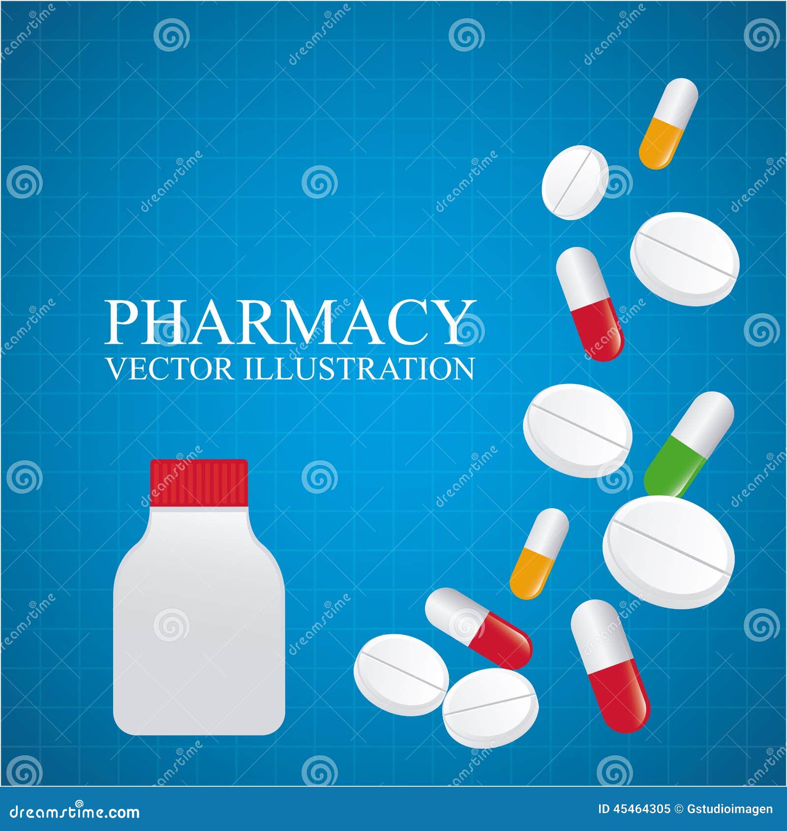Pharmacy design stock vector. Illustration of abstract - 45464305