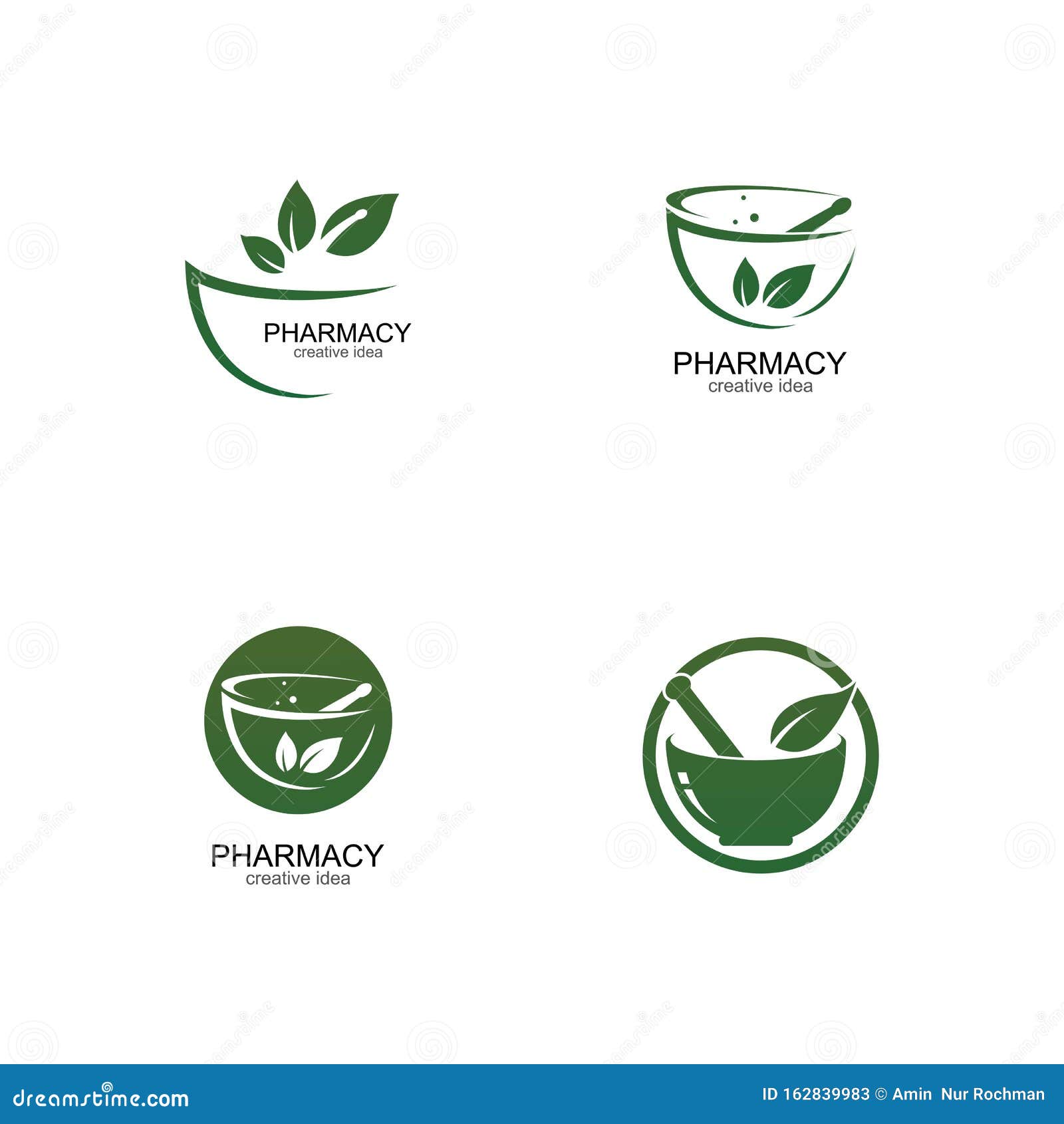 Pharmacy Logo Vector Template Design Stock Vector - Illustration of ...