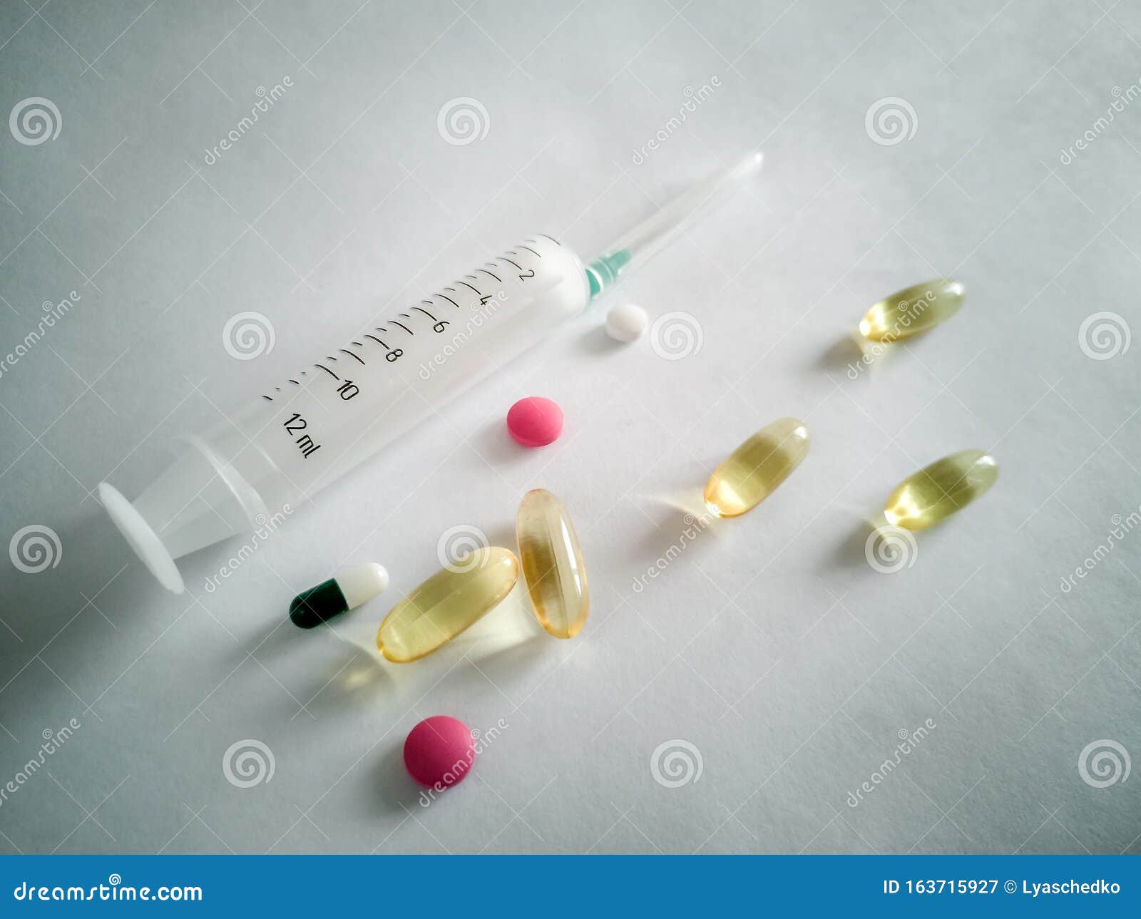 Pharmacy and Medicine: Different Types of Dosage Forms. Stock Image ...