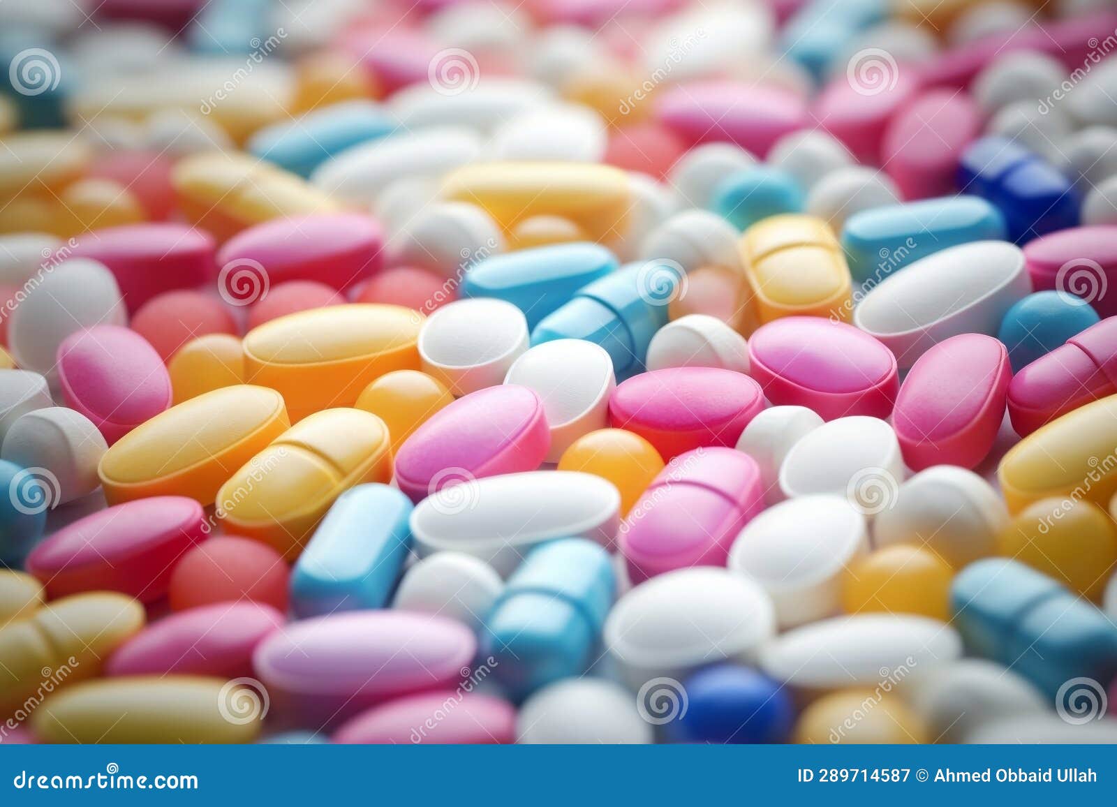 Pharmacy Palette - Exploring a Vibrant Multi-Colored Medication ...