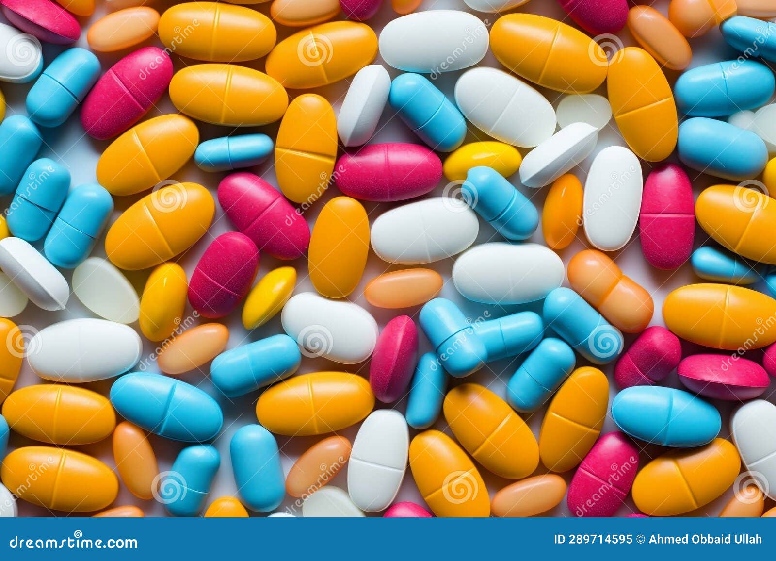 Pharmacy Palette - Exploring a Vibrant Multi-Colored Medication ...