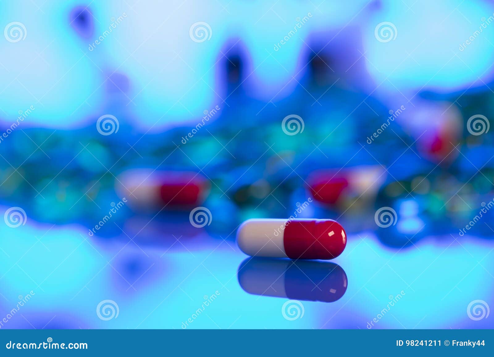Pharmacy theme. stock image. Image of closeup, capsule - 98241211