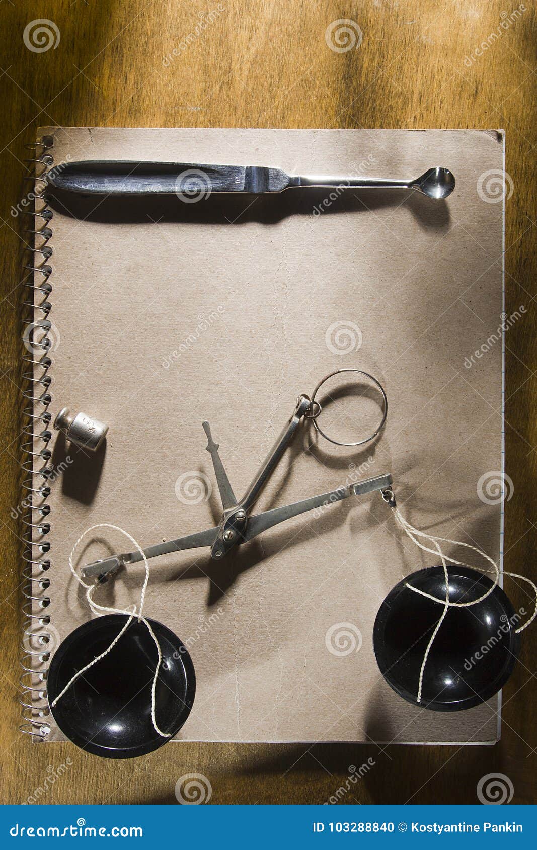 Pharmacy Work Desk stock photo. Image of illness, apothecary - 103288840