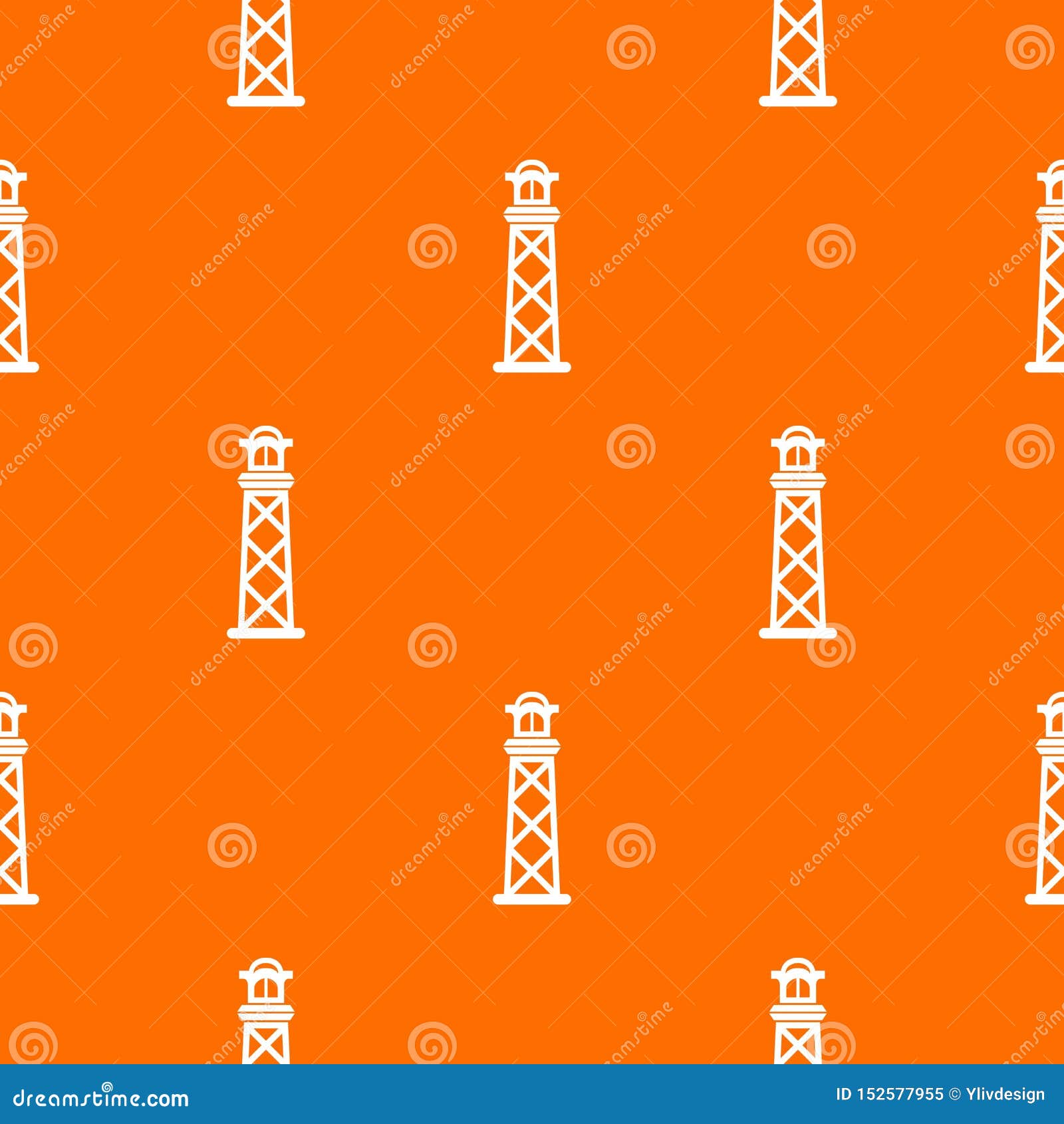 Pharos Pattern Vector Orange Stock Vector - Illustration of navigation ...
