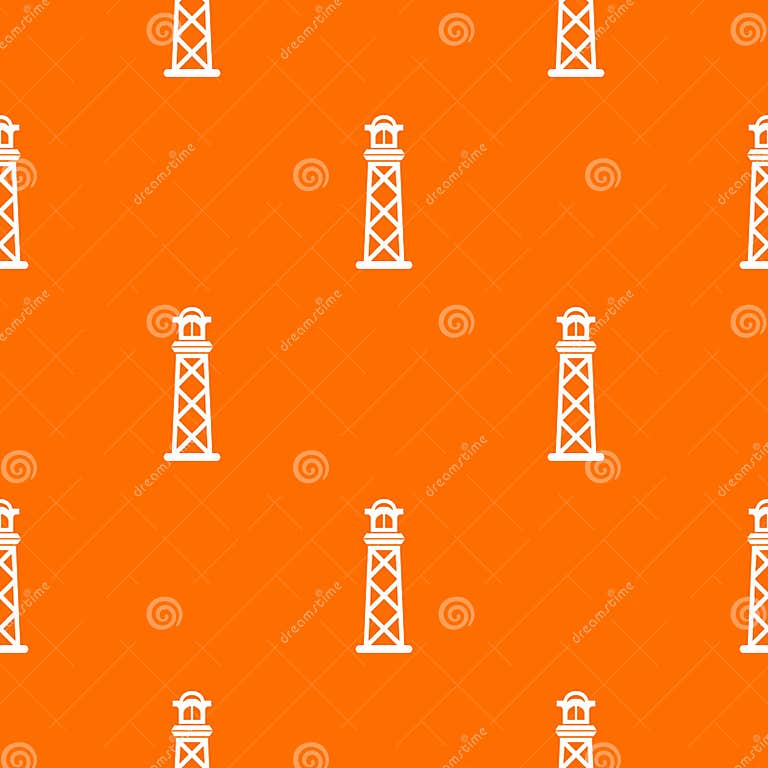 Pharos Pattern Vector Orange Stock Vector - Illustration of navigation ...