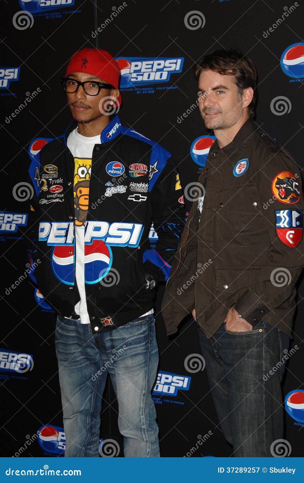 Pharrell Williams, Jeff Gordon Fotografía editorial - Imagen de ...