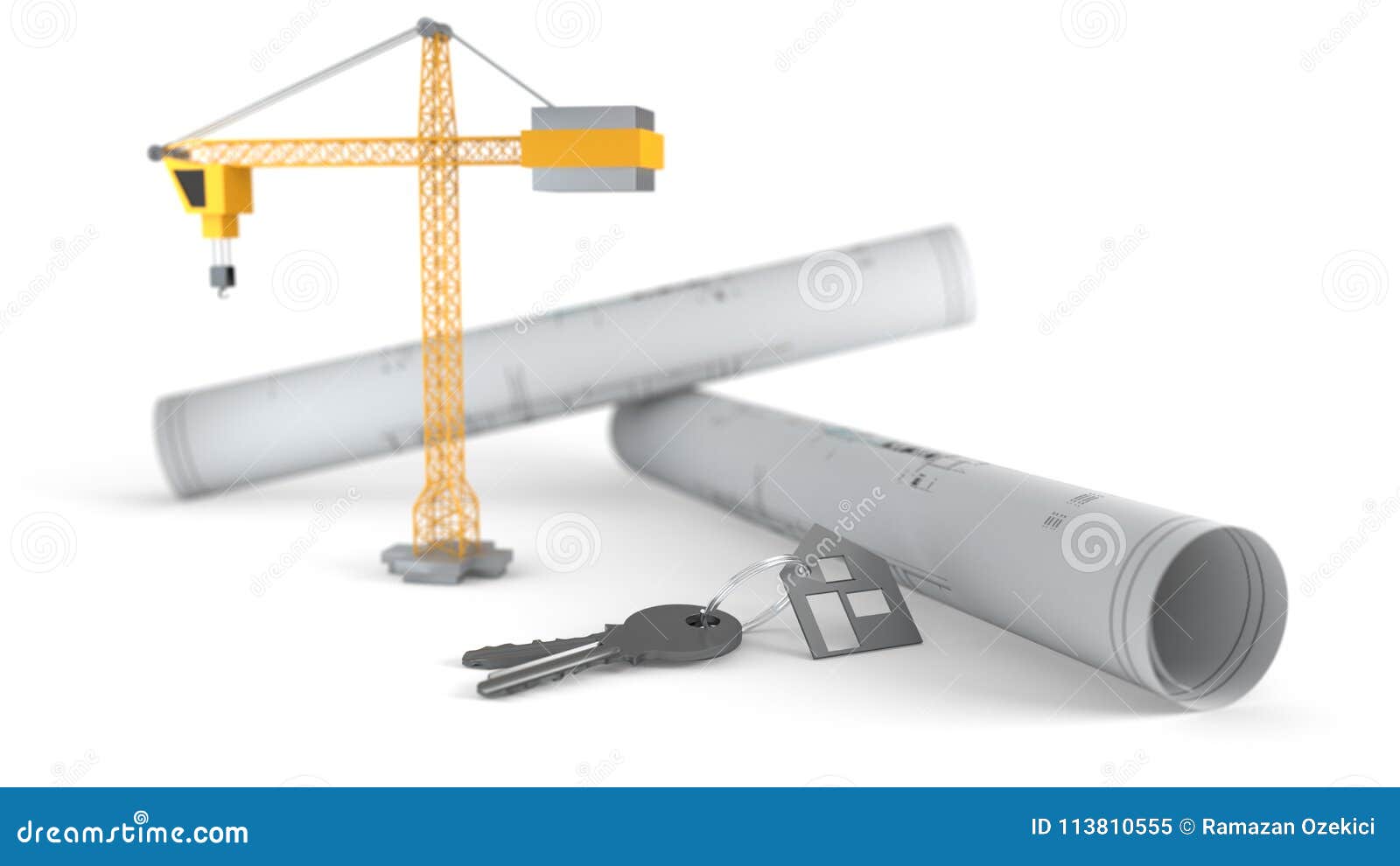 Phase of the Project Prepared in House Sales, 3d Rendering Stock ...