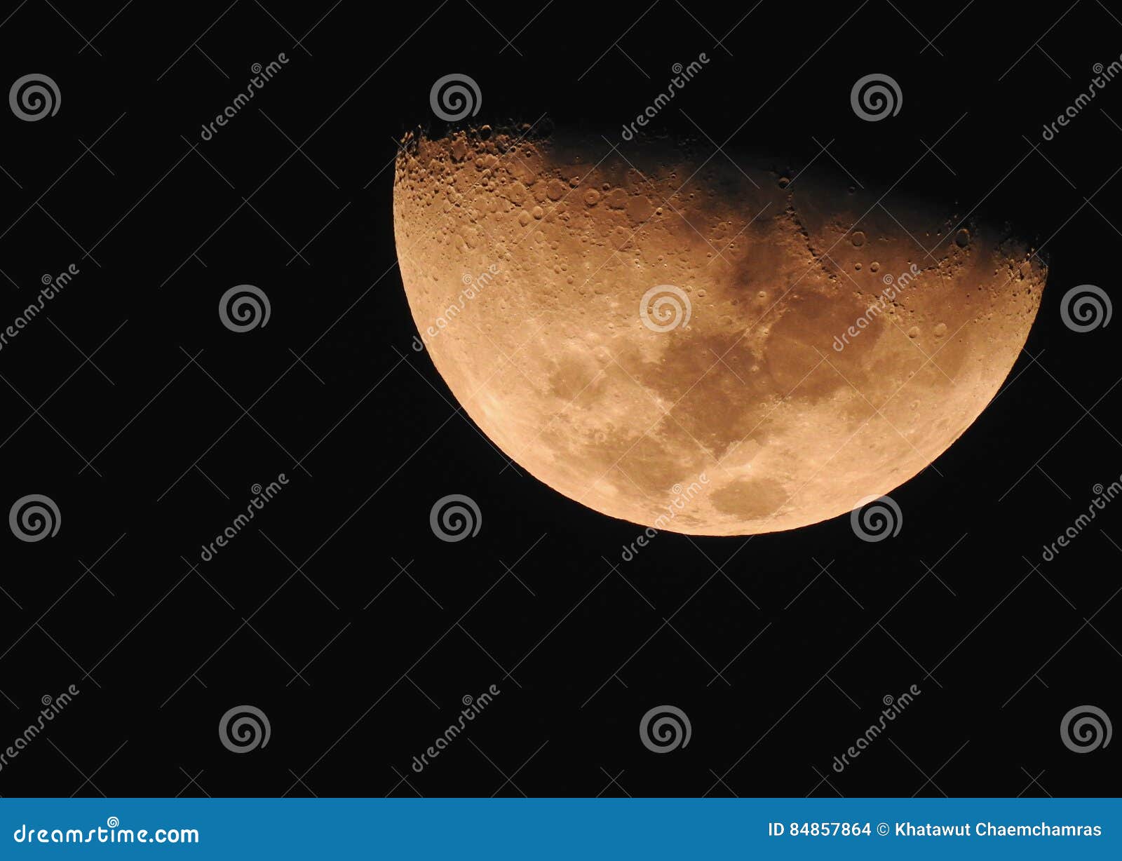 Phase of the yellow moon stock photo. Image of nature - 84857864