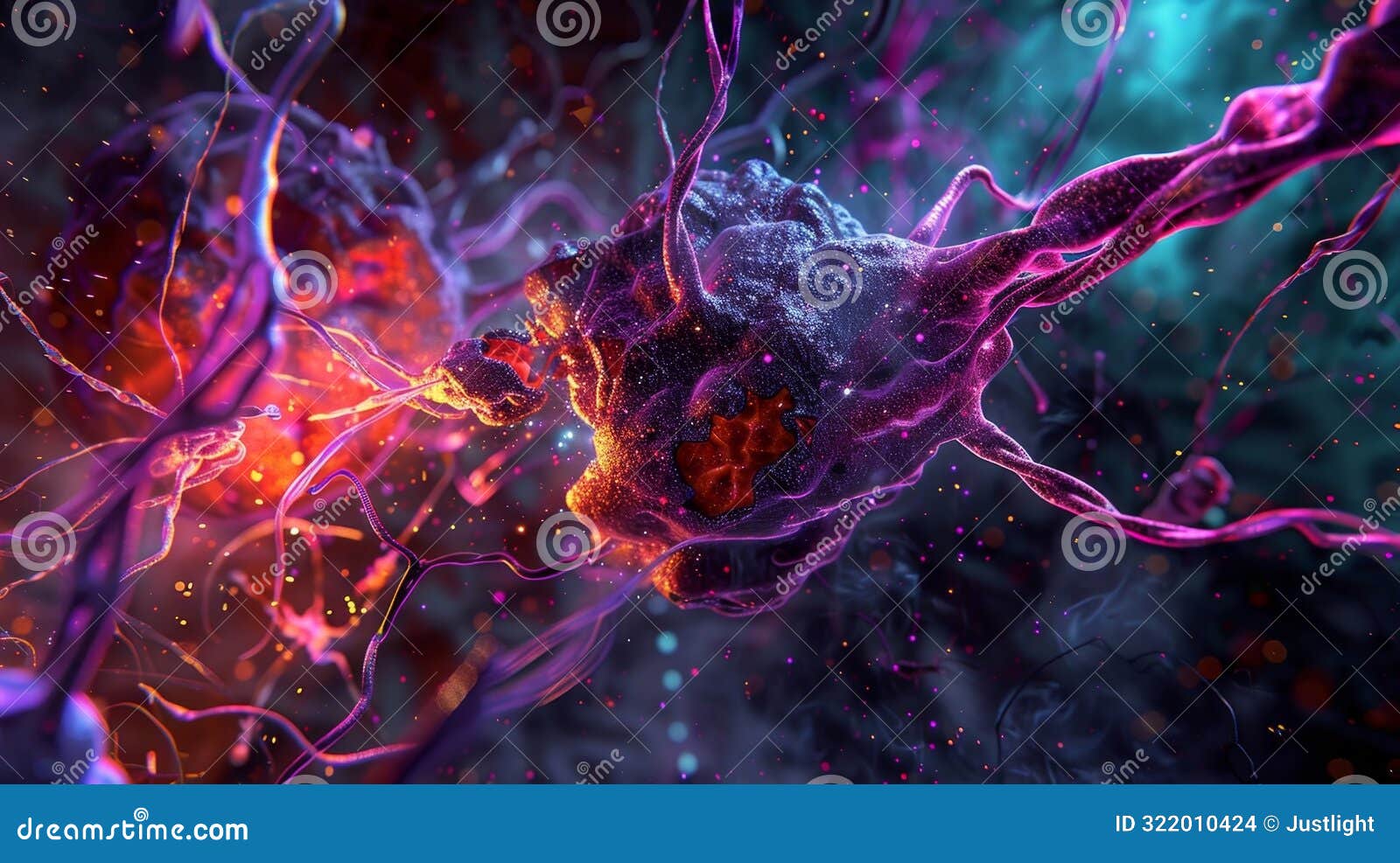 A Phasecontrast Microscopy Image Showing a Schwann Cell in the Process ...