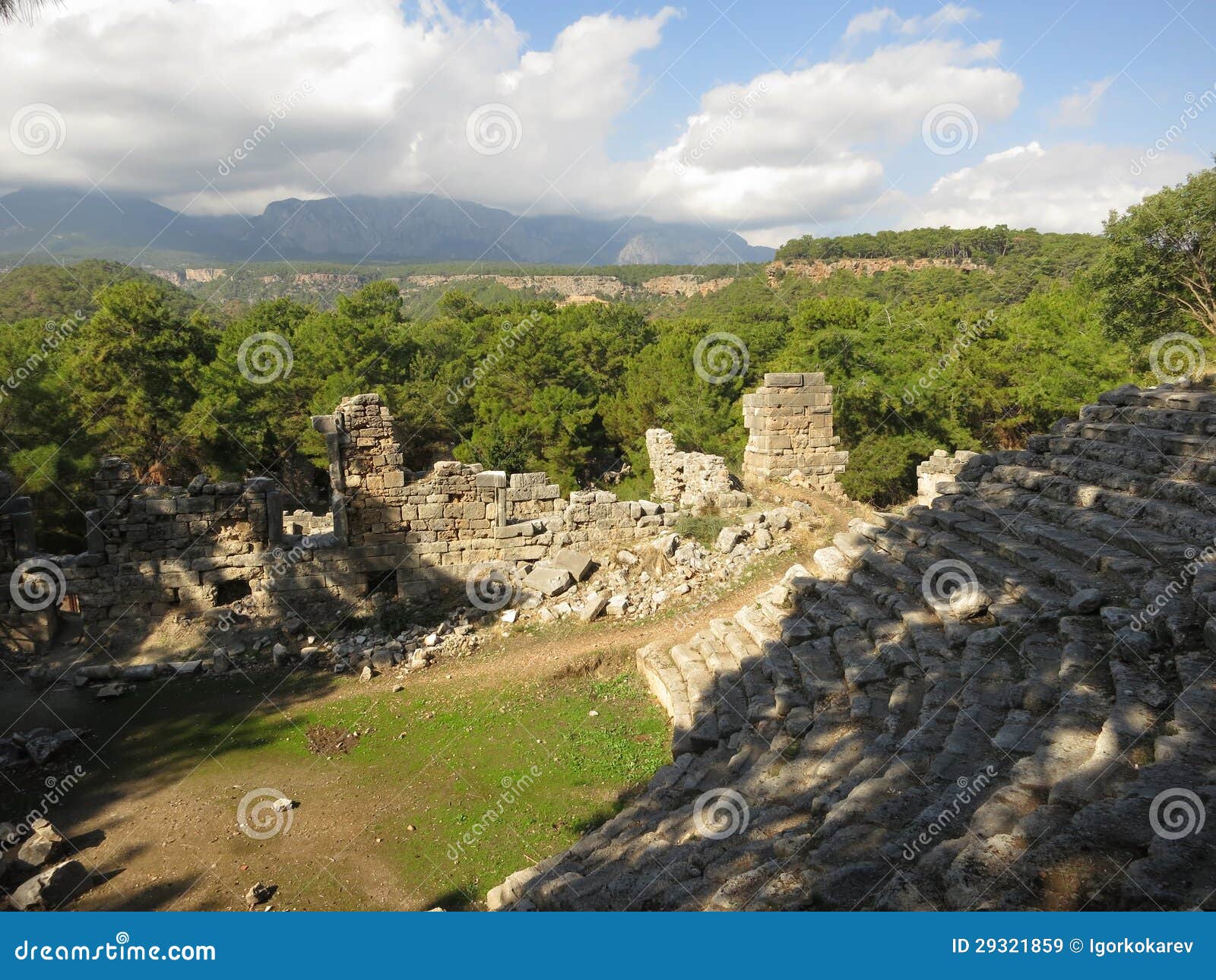 Phaselis, Turkey stock image. Image of greek, city, civilization - 29321859