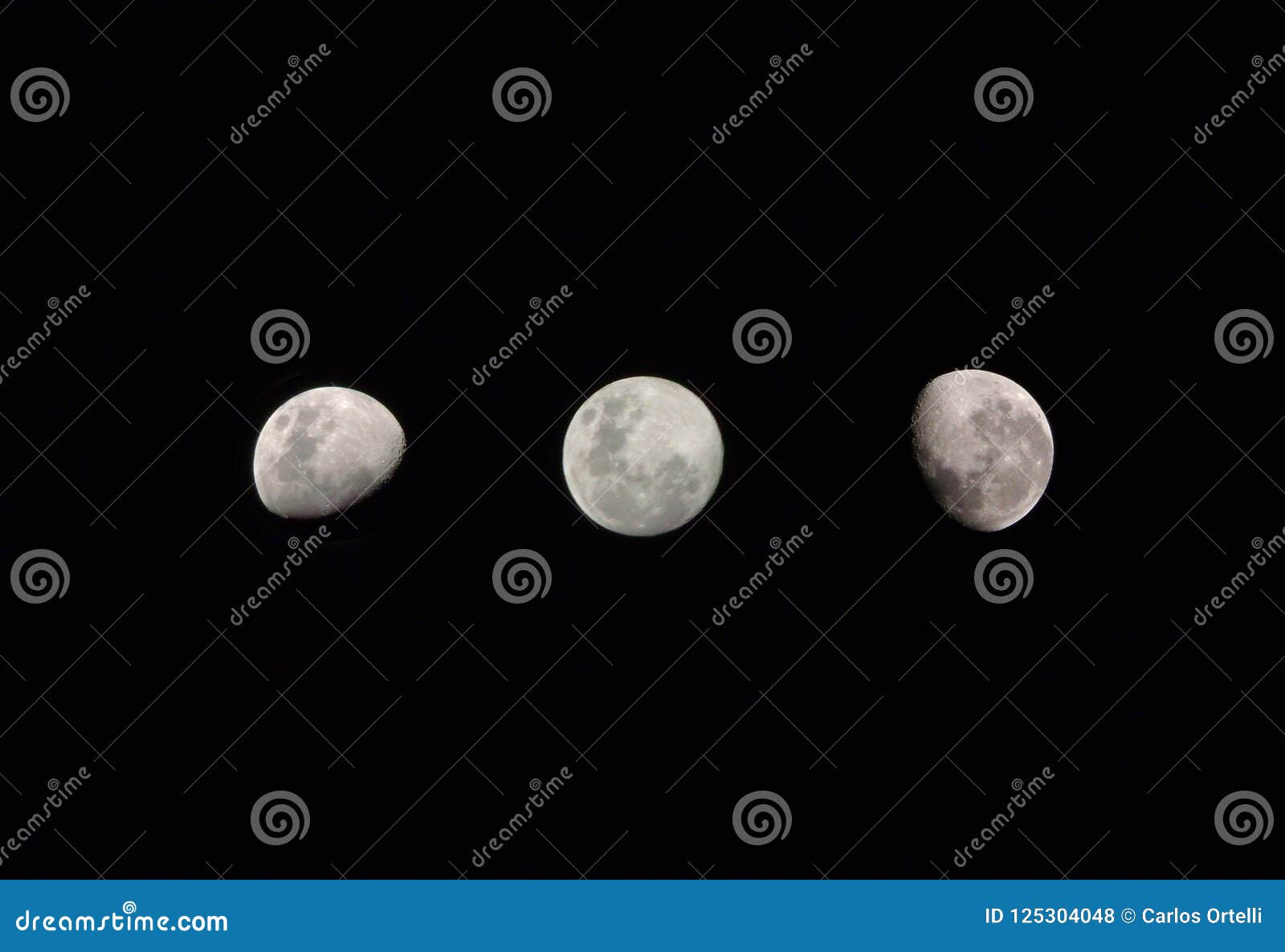 The phases of moon stock photo. Image of satellite, astronomy - 125304048