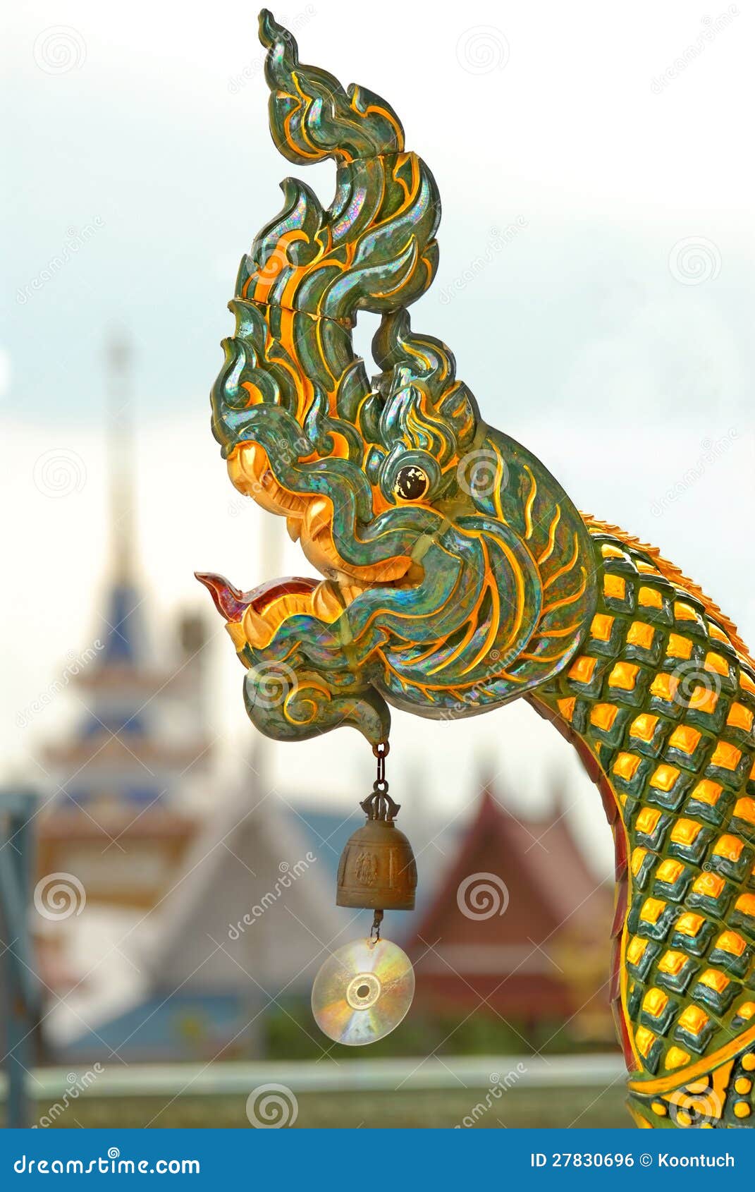 Phaya Naga head. stock photo. Image of hang, holy, sanctuary - 27830696
