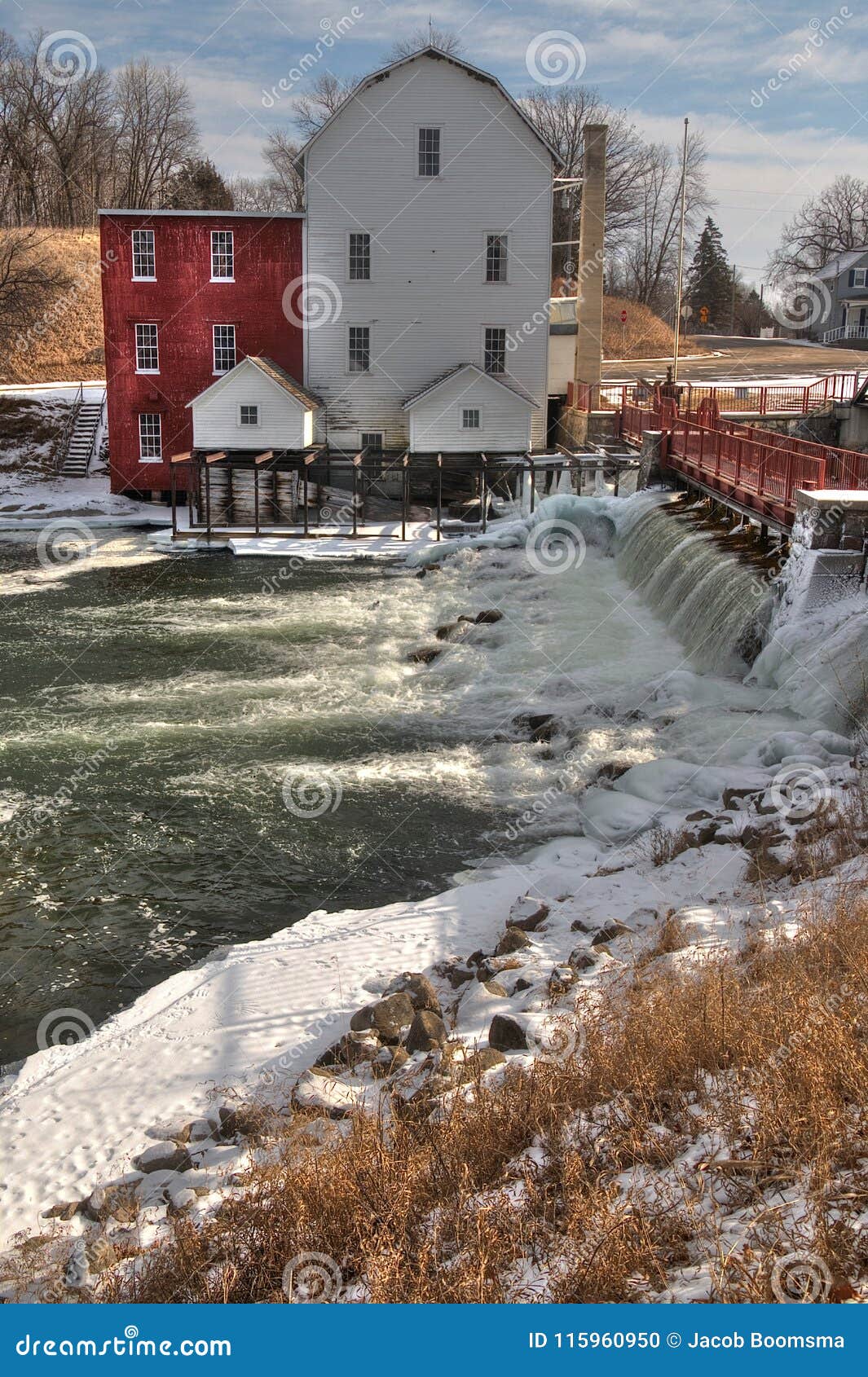 Phelps Mill is a Historic Sight in Rural Minnesota Stock Photo - Image ...