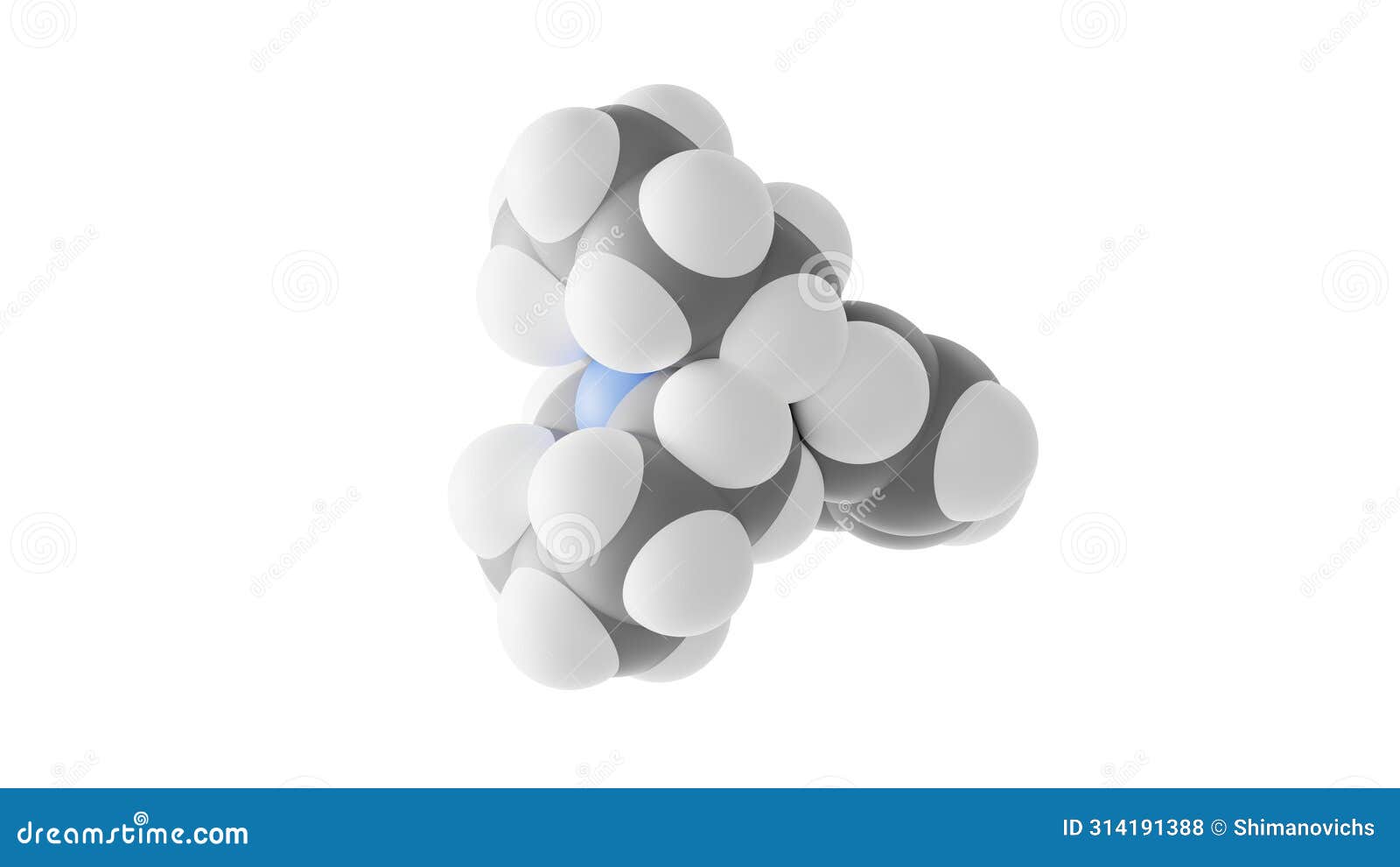 Phencyclidine Molecule, Dissociative Anesthetic, Molecular Structure ...
