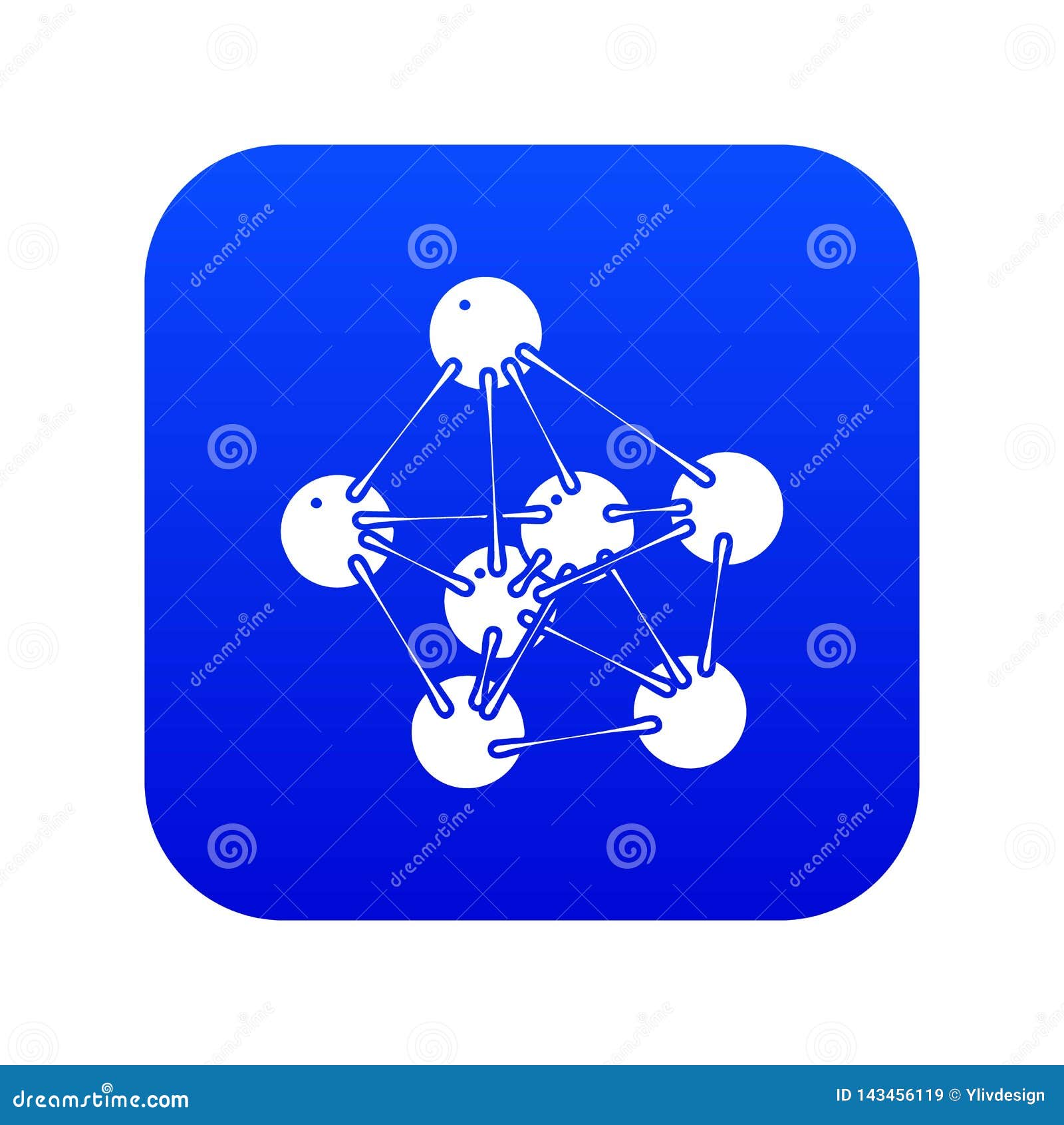 Phenol icon blue vector stock vector. Illustration of hydroquinone ...