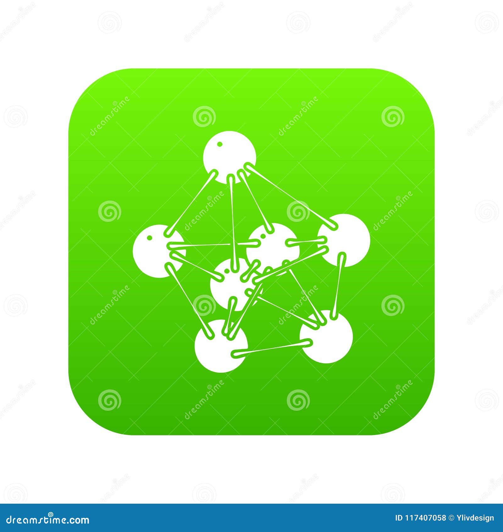 Phenol icon green vector stock vector. Illustration of green - 117407058