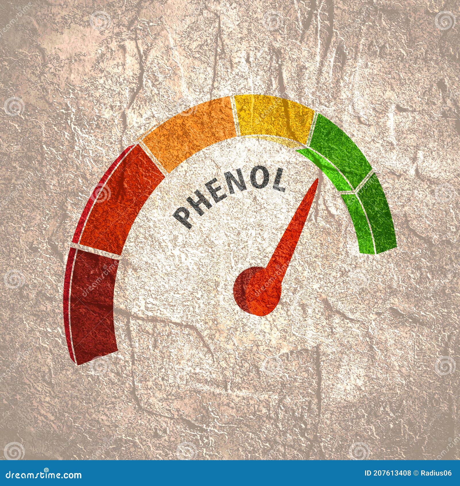 Phenol Measuring Process Royalty-Free Stock Photography | CartoonDealer ...