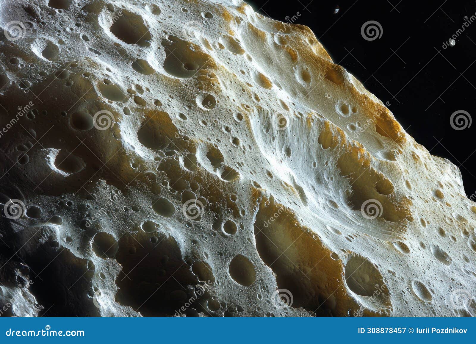 Phenomenal Asteroid Shapes in Outer Space. Stock Image - Image of ...