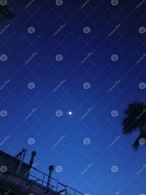 The Phenomenon of the Configuration of 3 Planets Aligned Stock Photo ...