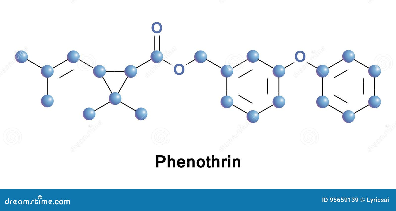 Phenothrin, Also Called Sumithrin Stock Vector - Illustration of kill ...