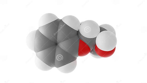 Phenoxyethanol Molecule, Primary Alcohols, Molecular Structure ...