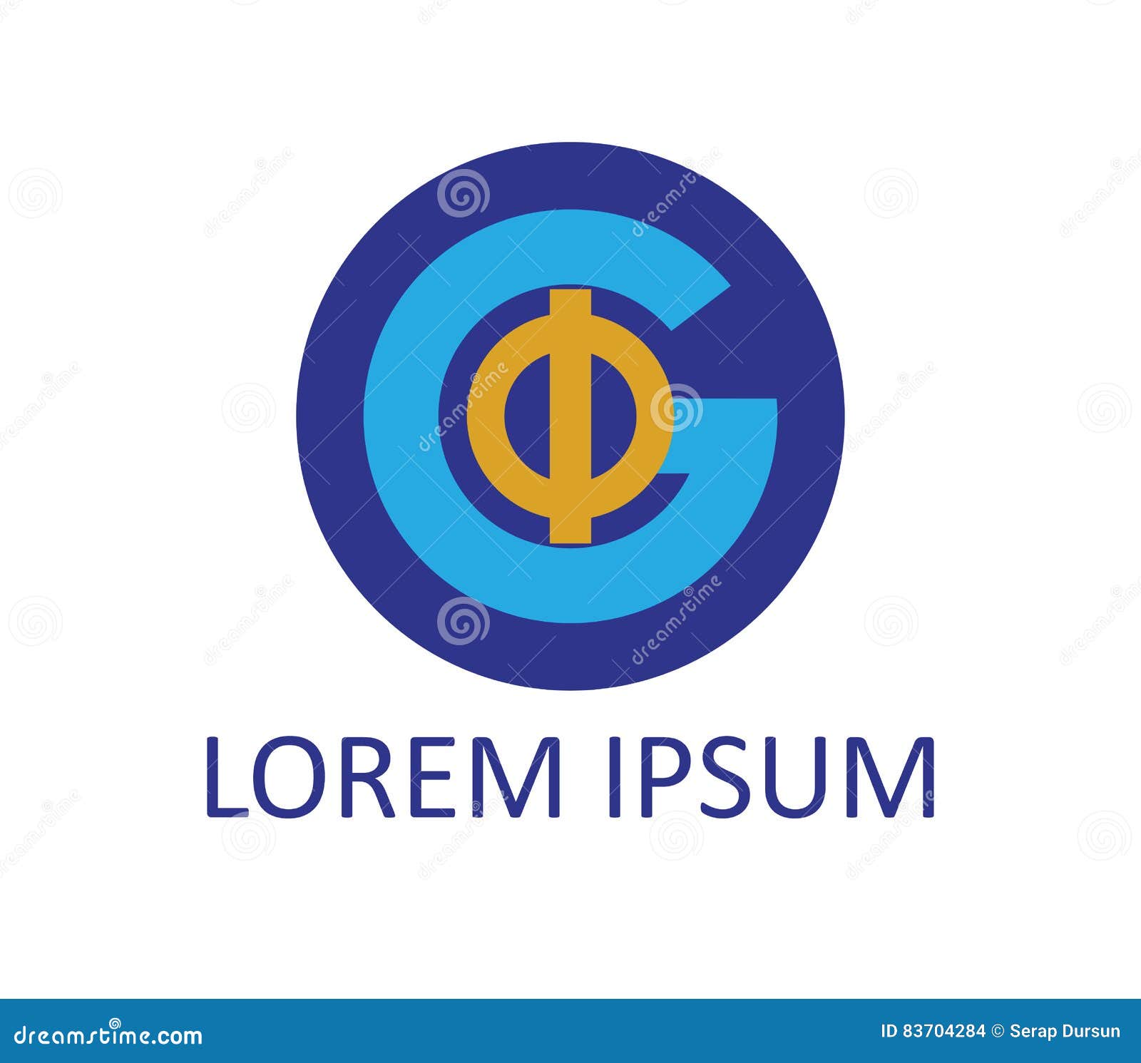 Phi and G Logo Design stock vector. Illustration of pythagoras - 83704284