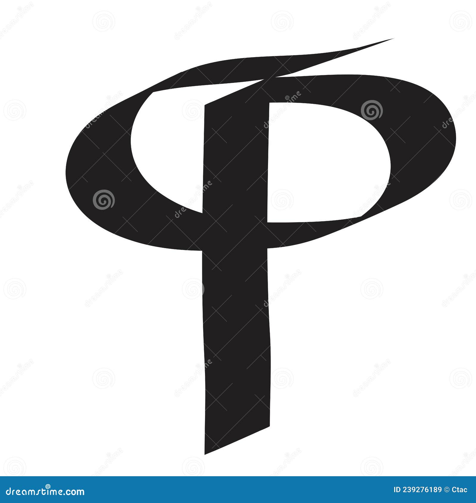 Phi greeek alphabet letter stock illustration. Illustration of written ...