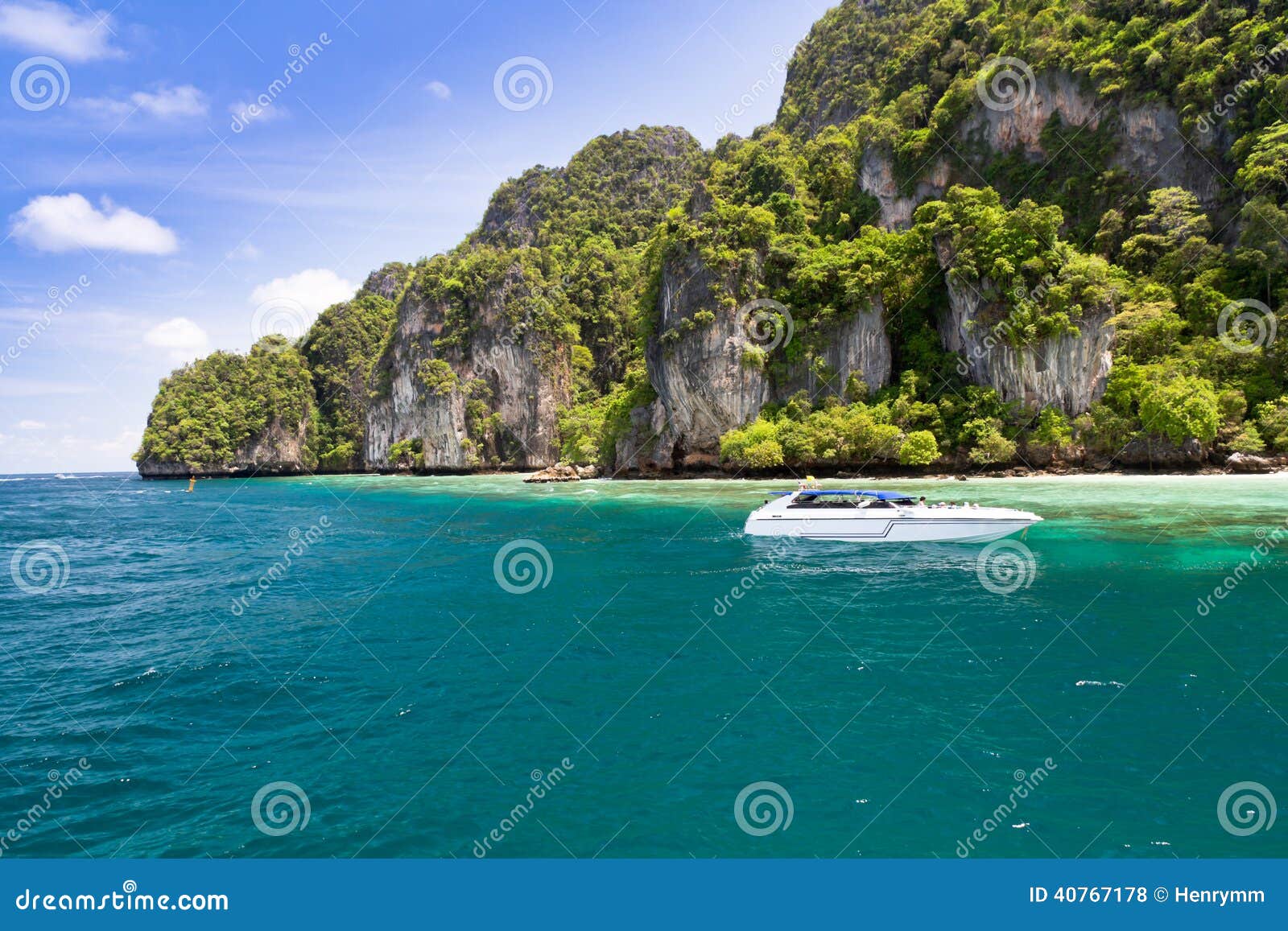 Phi Phi Lay Island, Phuket, Thailand Stock Photo - Image of recreation ...