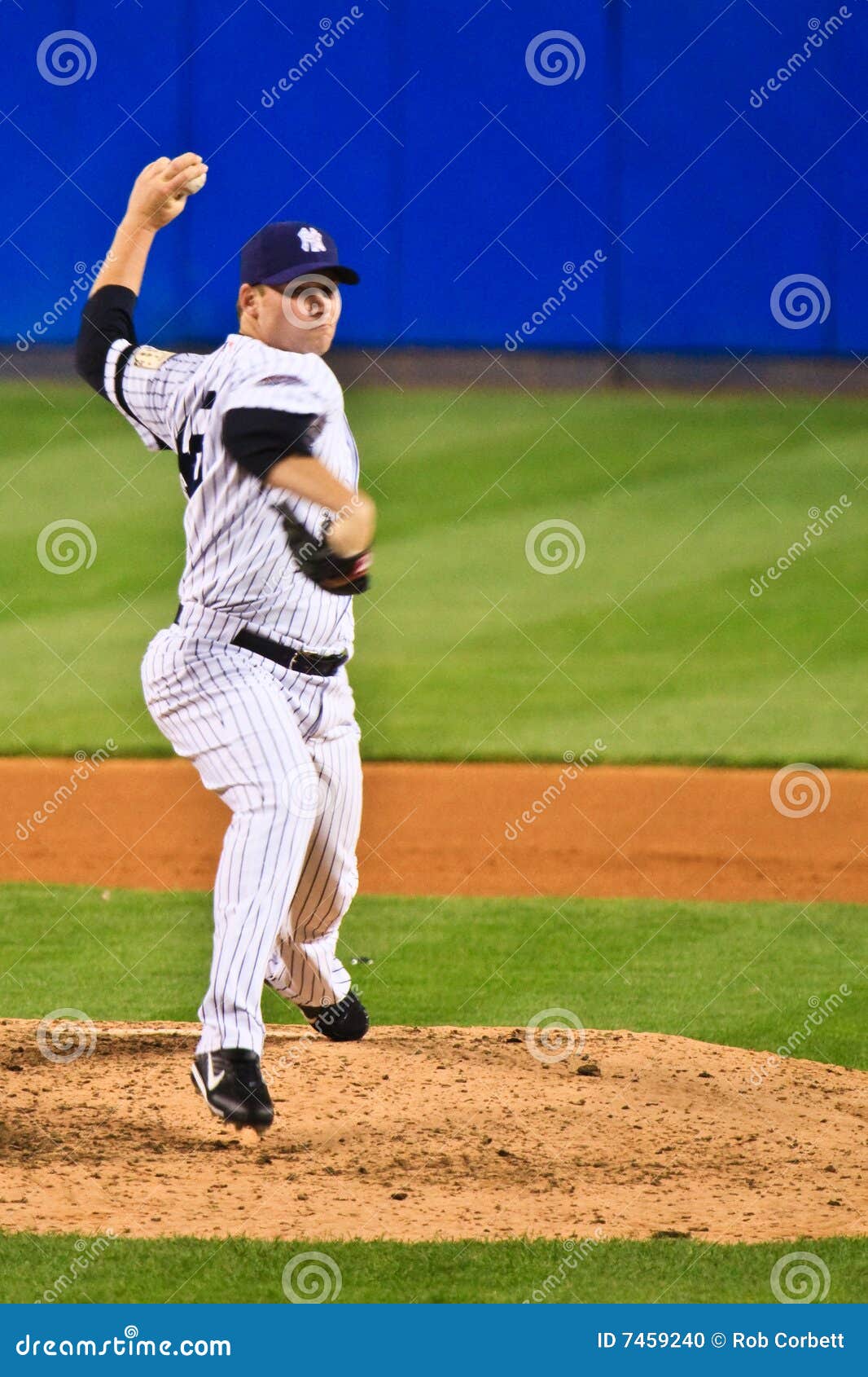 Phil Coke Pitches editorial image. Image of yankees, phil - 7459240