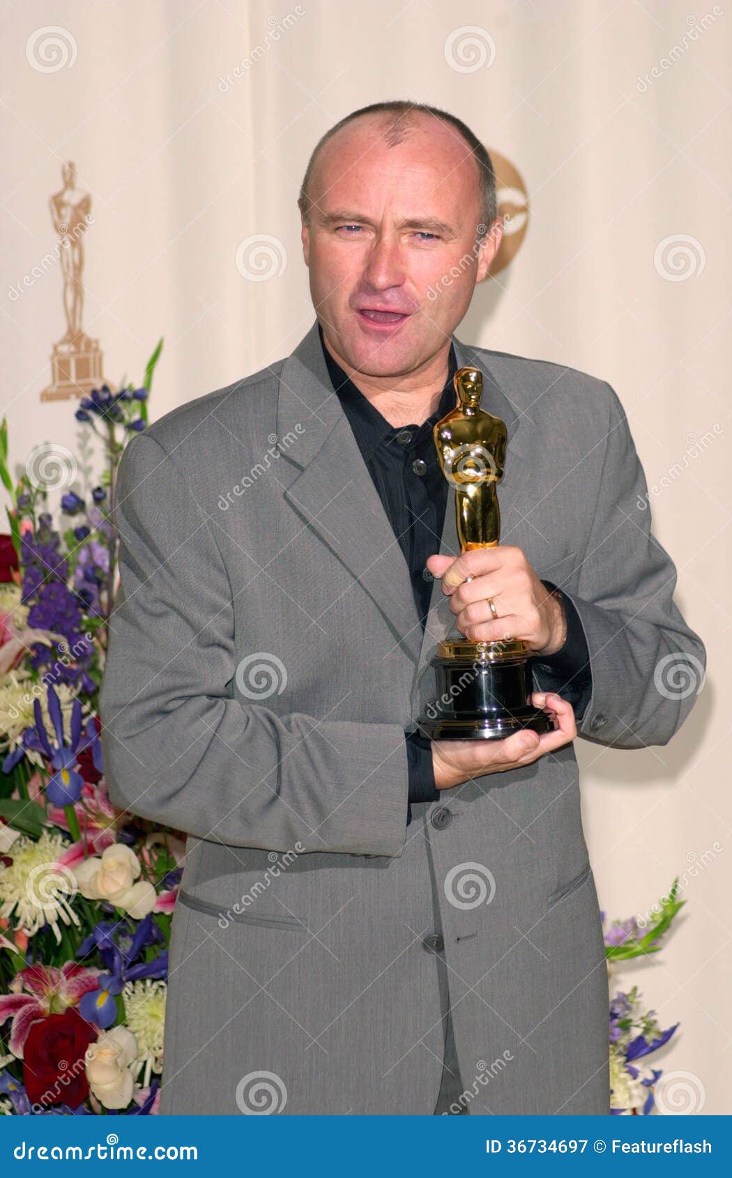 Pop Star Phil Collins Academy Awards Stock Photos - Free & Royalty-Free ...