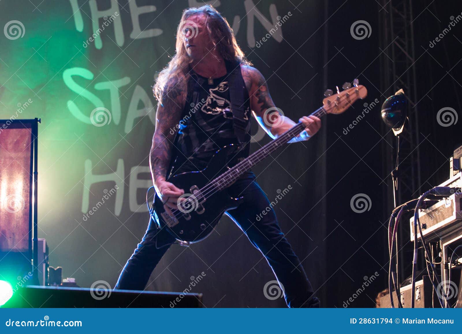Phil Demmel editorial stock image. Image of fest, metalcore - 28631794