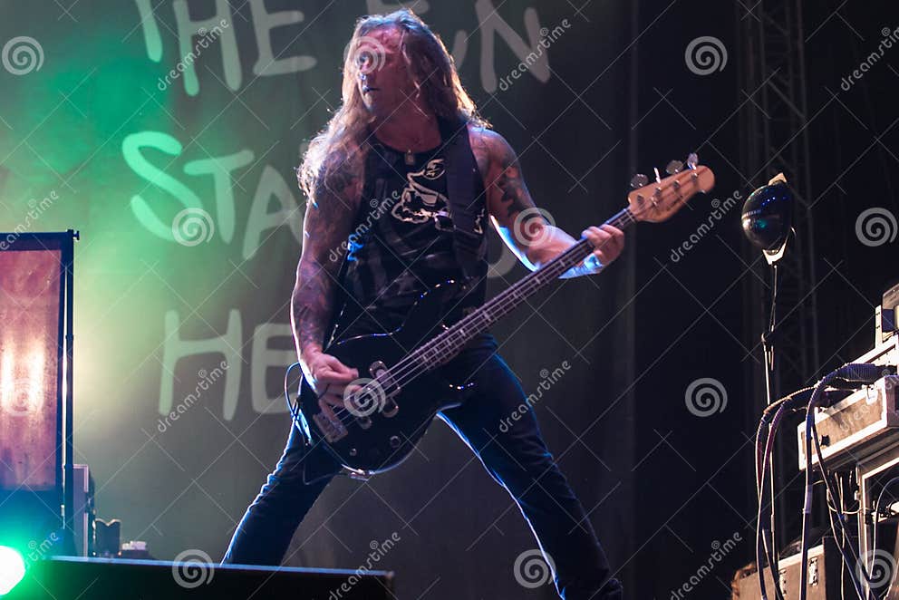 Phil Demmel editorial stock image. Image of fest, metalcore - 28631794