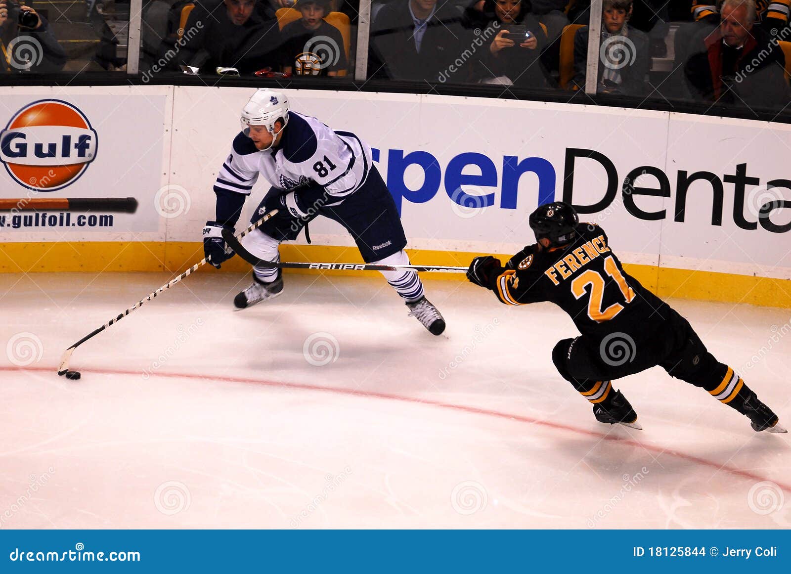 Phil Kessel and Andrew Ference Editorial Stock Image - Image of puck ...