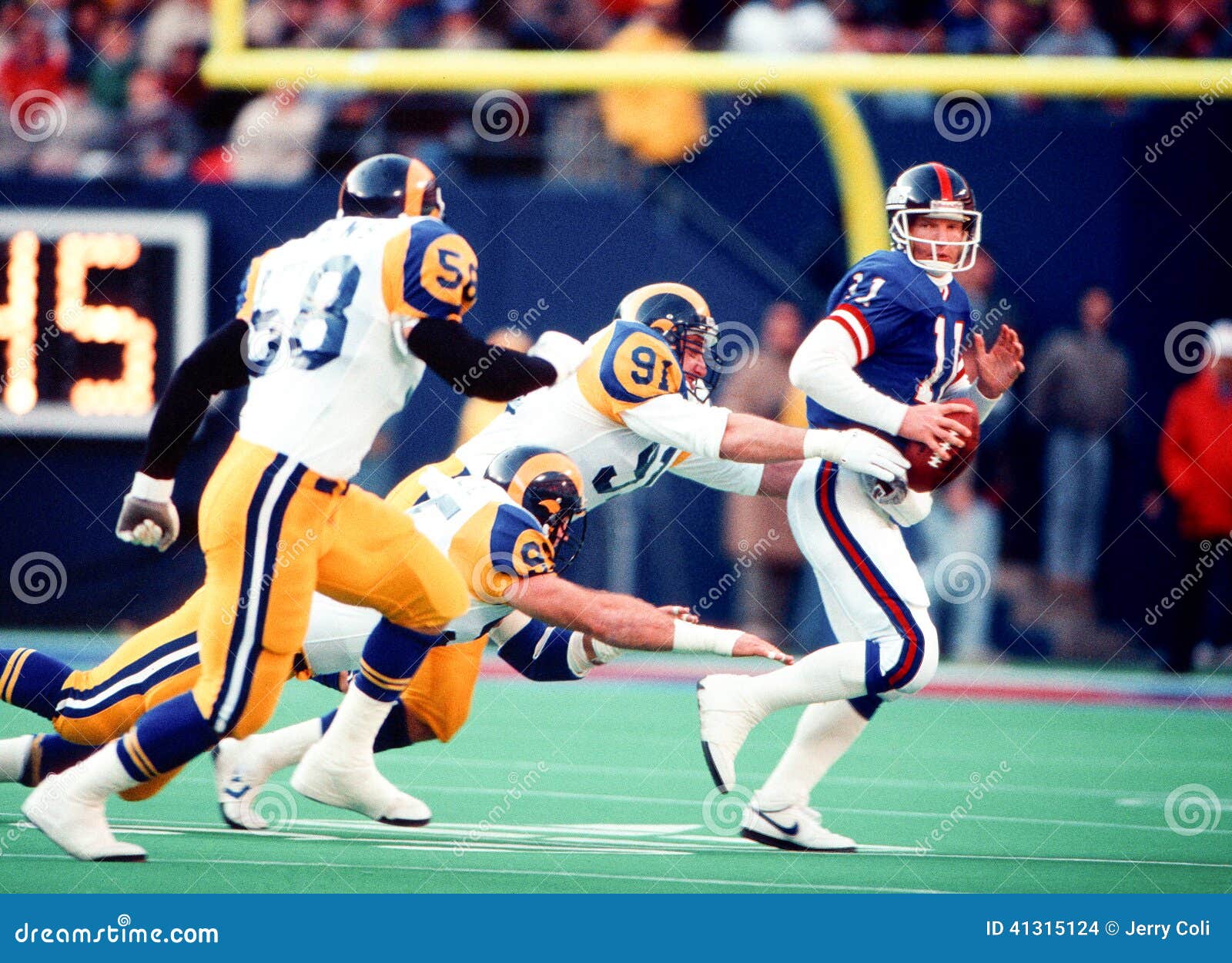 Phil Simms New York Giants image stock éditorial. Image du ligue - 41315124