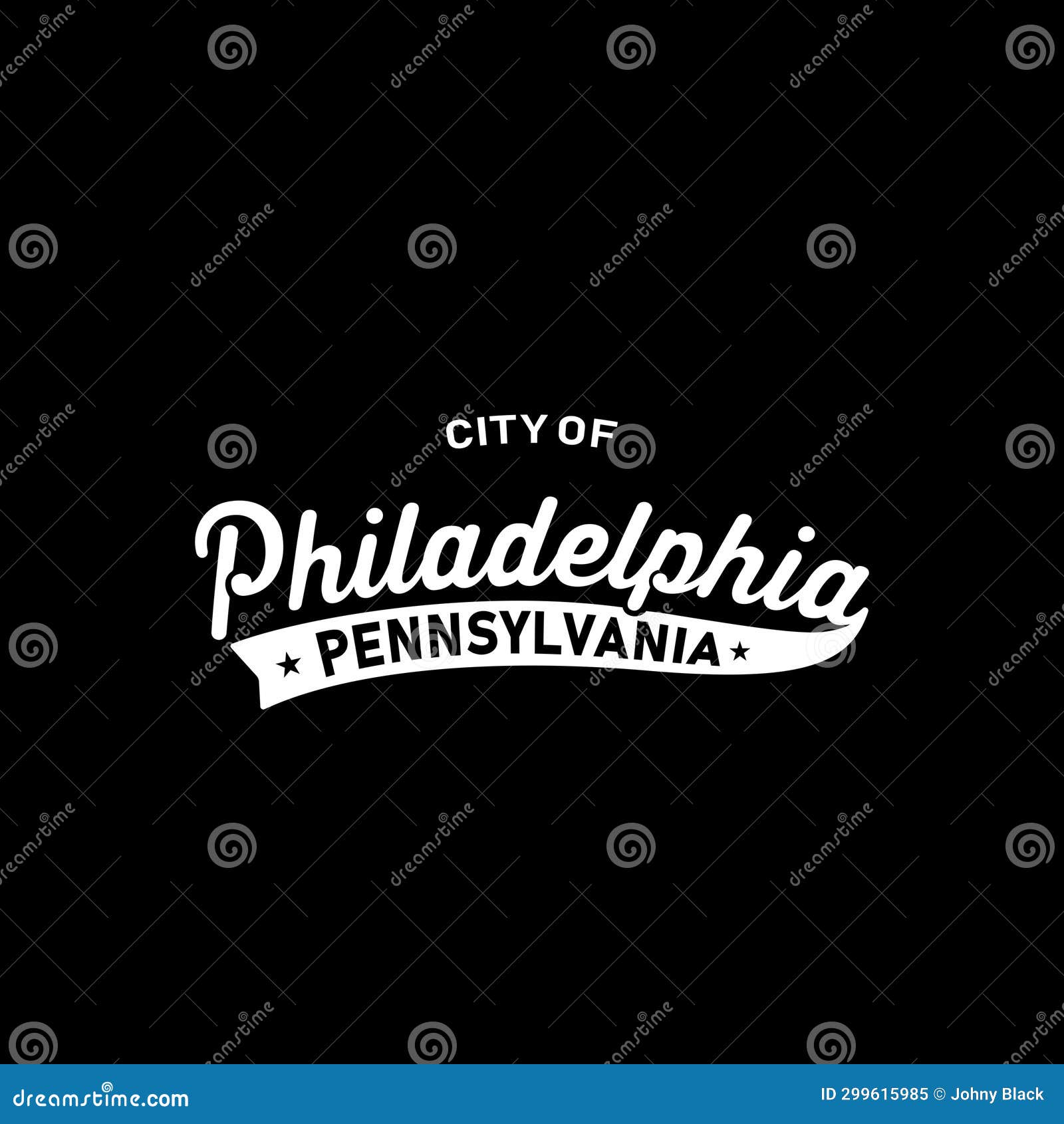 City of Philadelphia Lettering Design. Philadelphia, Pennsylvania ...