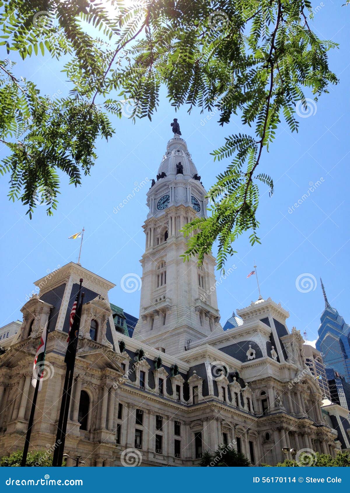 Philadelphia City Hall editorial stock image. Image of hall - 56170114