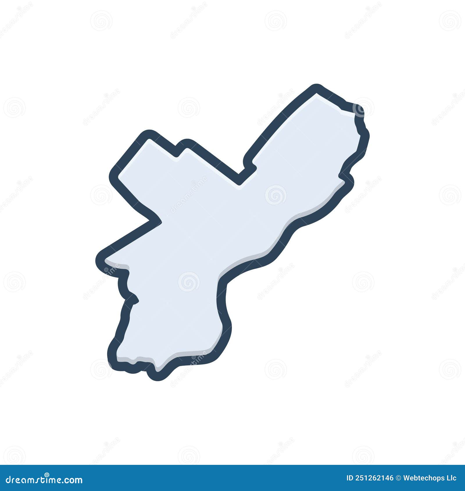 Color Illustration Icon for Philadelphia, Landmark and Border Stock ...