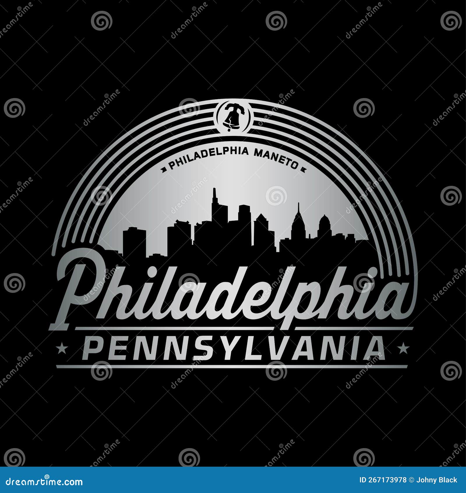 Philadelphia, Pennsylvania. Logo Design Template. Vector Illustration ...