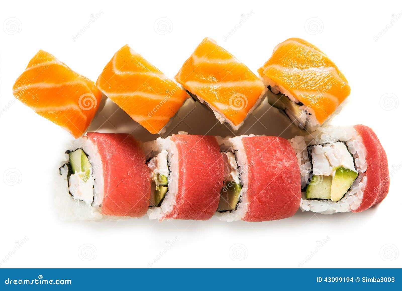 Philadelphia maki set stock photo. Image of meals, lunch - 43099194