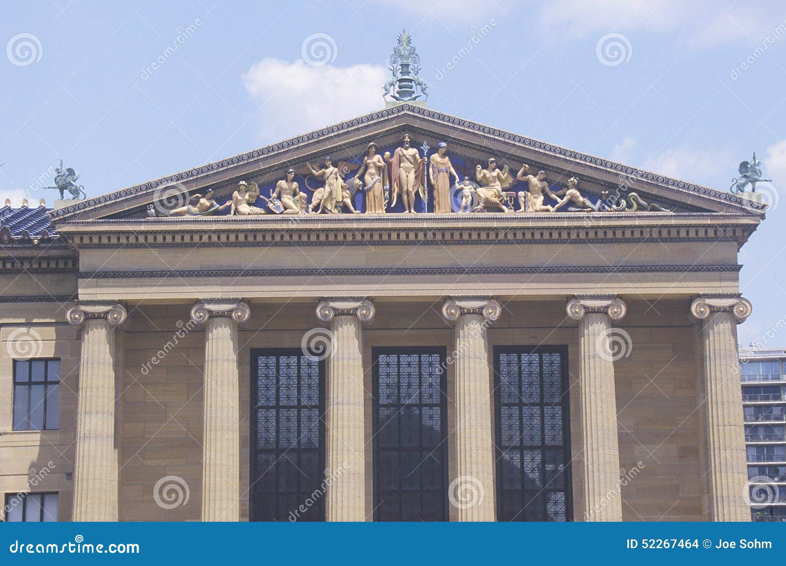 Philadelphia Museum of Art with Plaza and Fountain in Greek Revival ... Philadelphia Museum of Art with Plaza and Fountain in Greek Revival ...