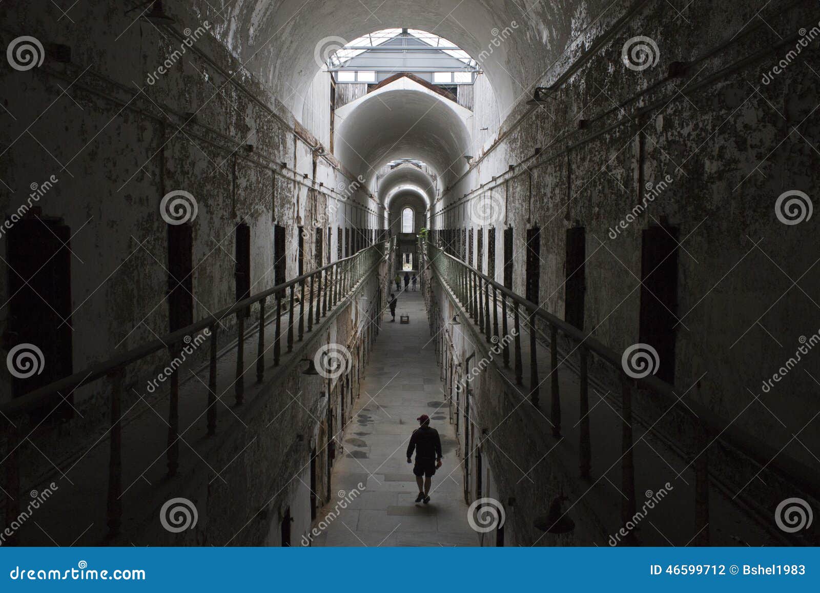 Philadelphia penitentiary stock photo. Image of eerie - 46599712