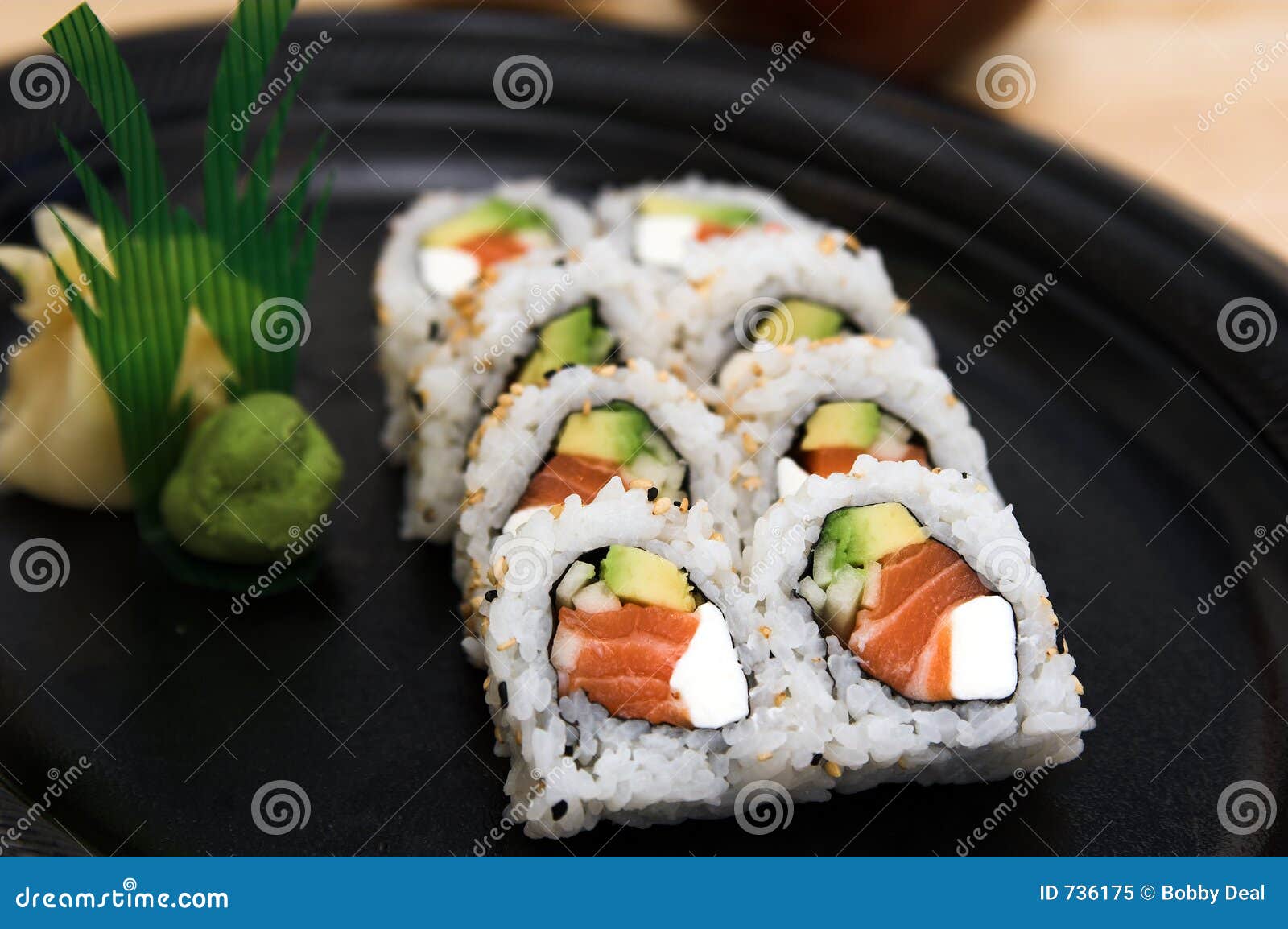 Philadelphia Roll stock image. Image of fish, salmon, rice - 736175