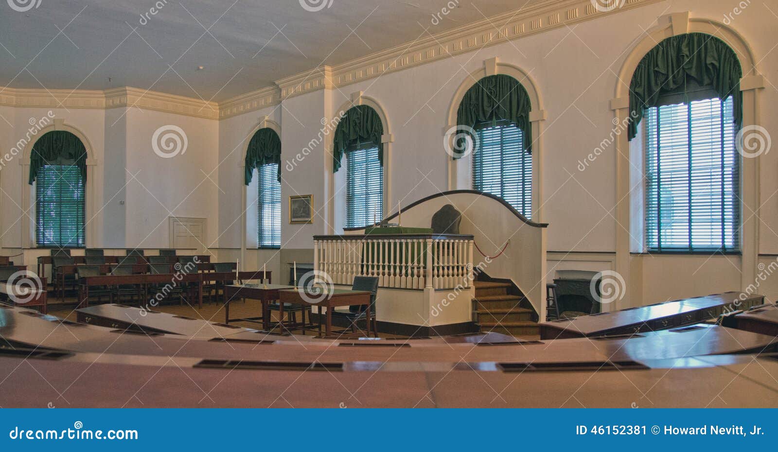 Philadelphia Senate Building Interior Stock Image - Image of building ...