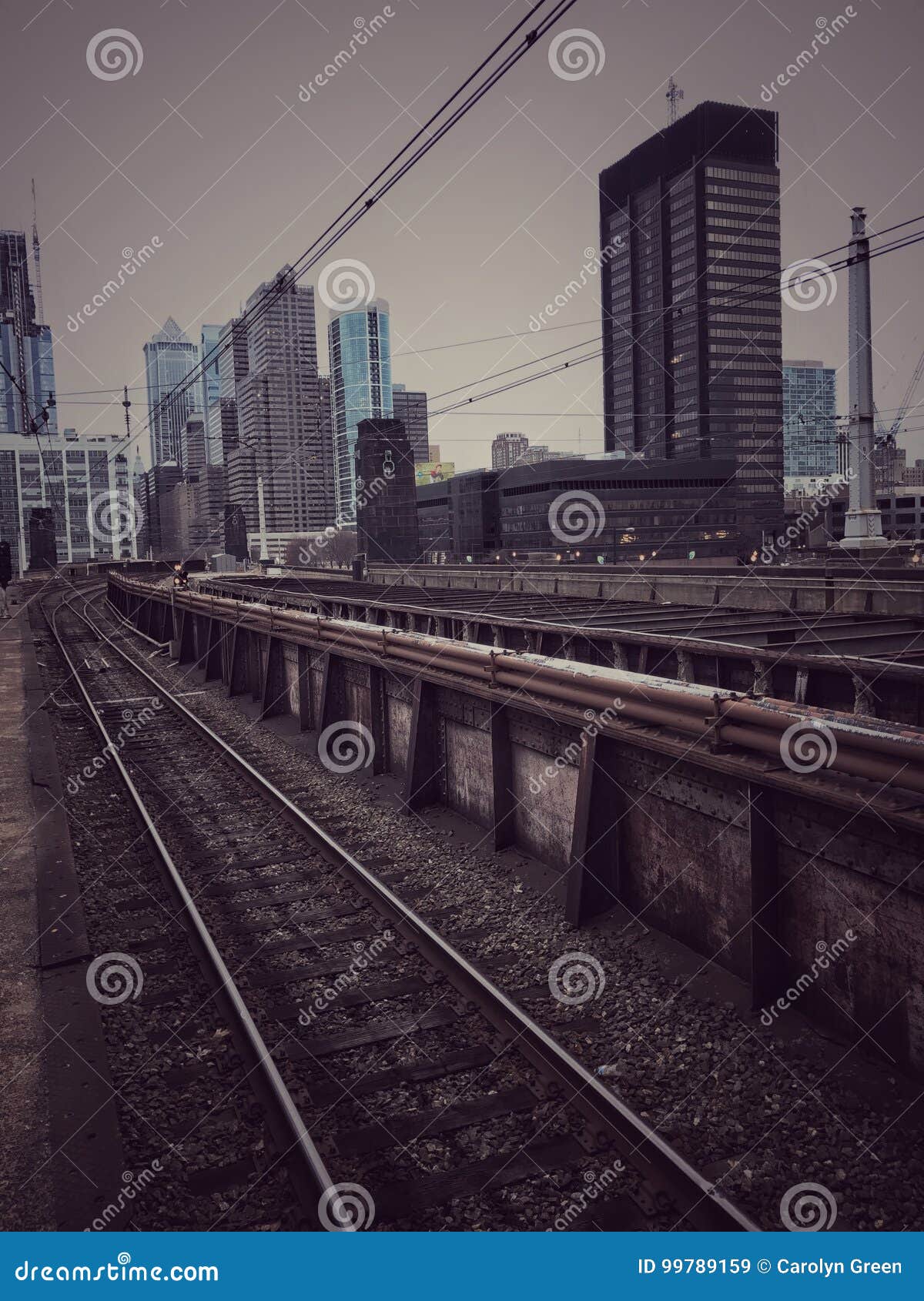 Philadelphia Train Tracks stock image. Image of philadelphia - 99789159