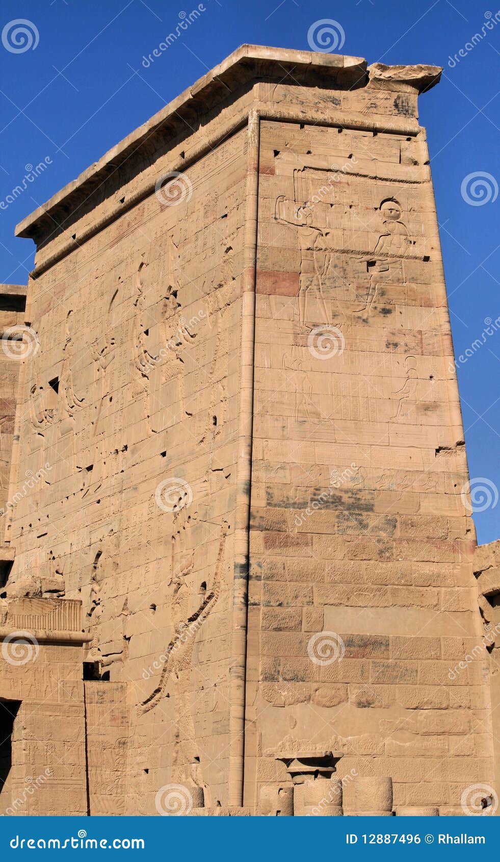 Philae Temple 24 stock photo. Image of worship, river - 12887496
