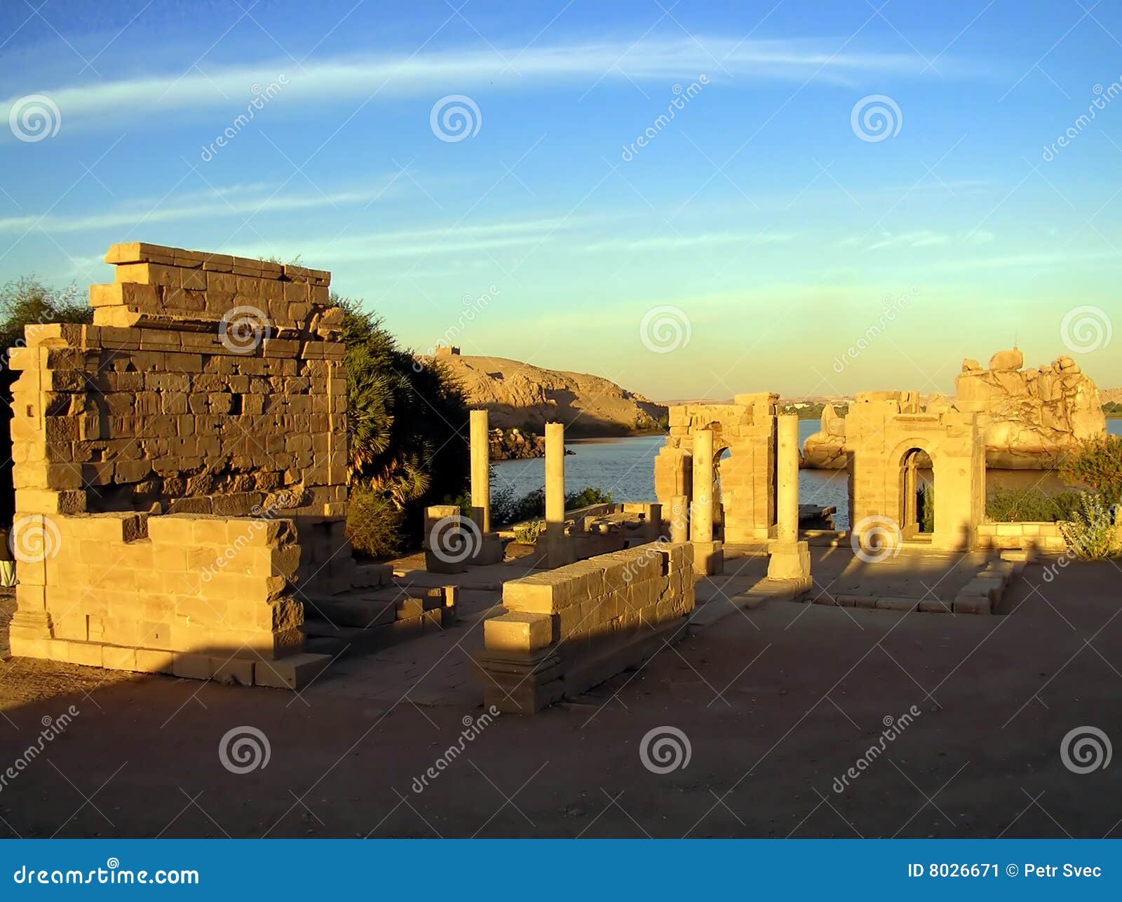 Philae temple stock image. Image of king, aincient, desert - 8026671
