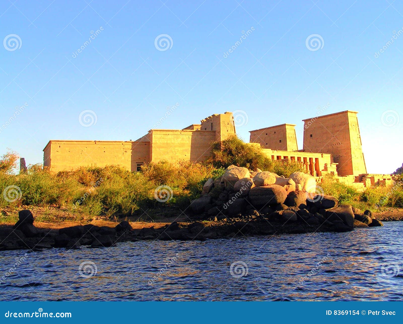 Philae temple stock photo. Image of ancient, hieroglyphic - 8369154