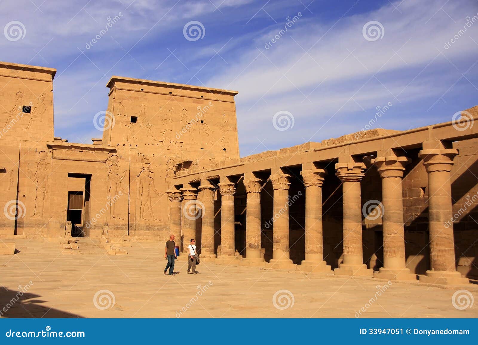 Philae Temple, Lake Nasser stock image. Image of ancient - 33947051